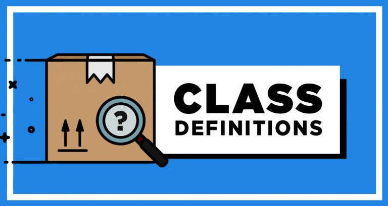 Understanding LTL Freight Class Definitions | NMFC Code Classifications