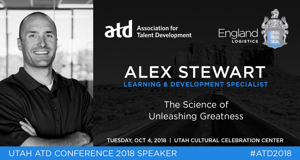 England Logistics Speaking at 2018 Utah ATD Conference | Alex Stewart