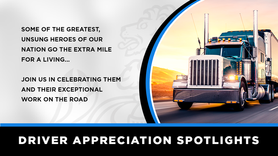 Driver Spotlights | England Logistics