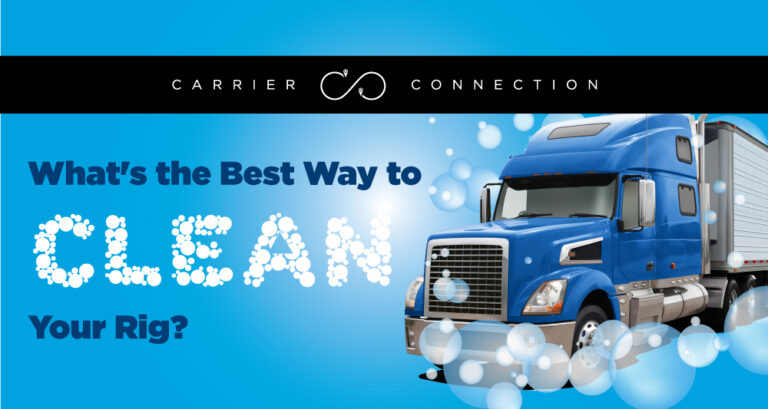 What's the Best Way to Clean Your Rig? | England Logistics