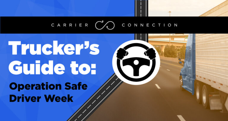 Trucker’s Guide to Operation Safe Driver Week | England Logistics
