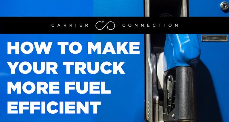 How to Make Your Truck More Fuel-Efficient | England Logistics